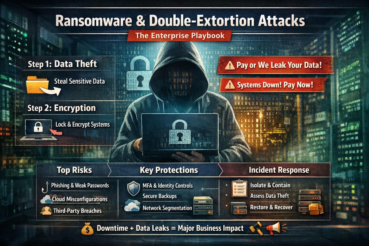 Ransomware & Double-Extortion Attacks: The Enterprise Playbook ...